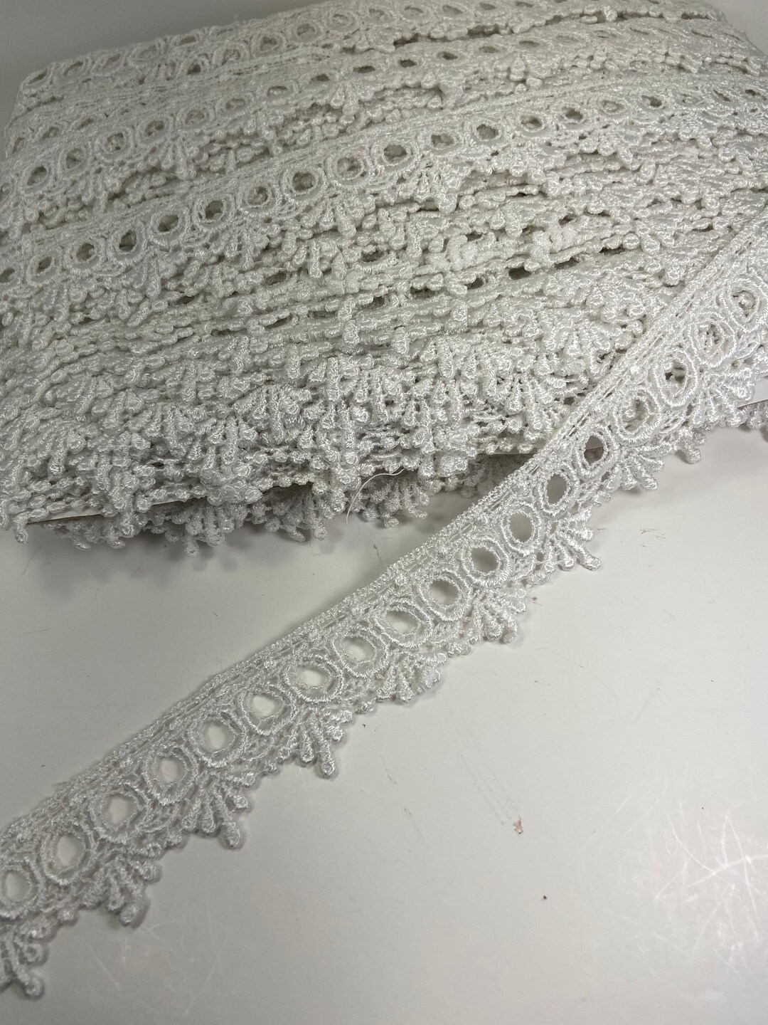 Venise Lace Trim White, 2 Inch Wide, Sold by the Yard. - Etsy