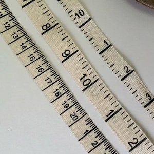 Fabric Trim Ruler Twill Tape Print, Sold by the Yard. - Etsy