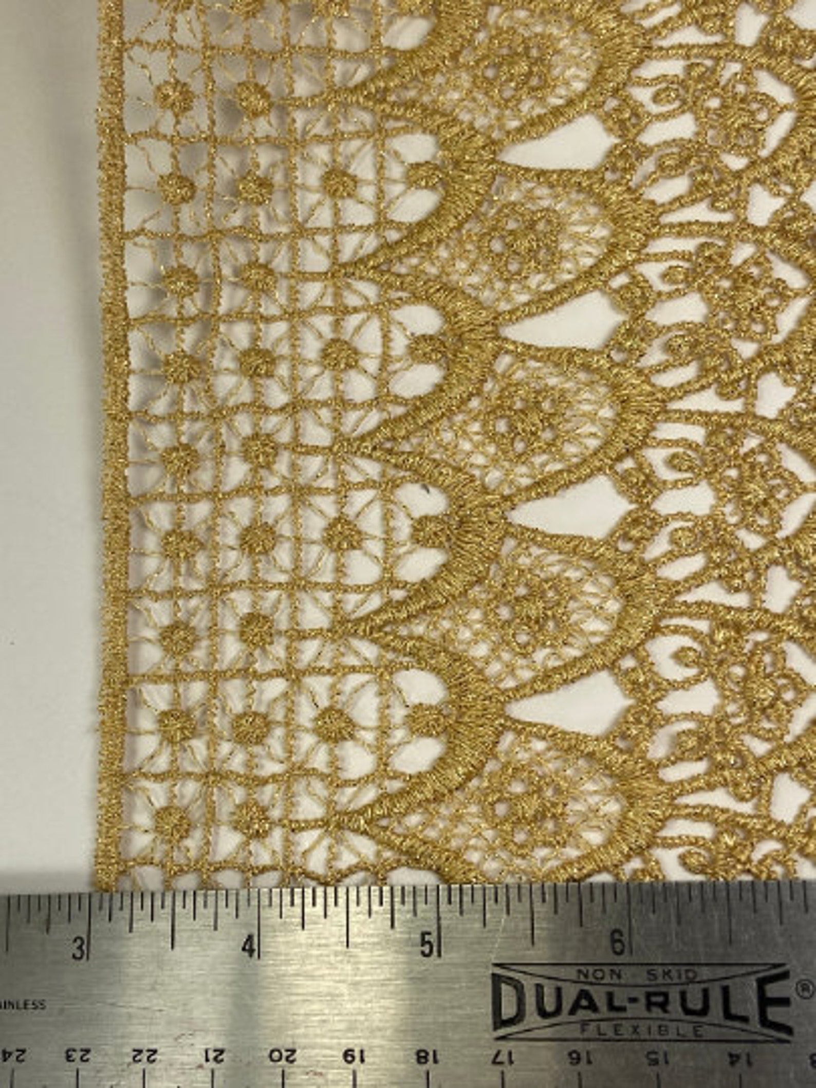 4.75 Inch Wide Metallic Venise Lace Rayon Trim Sold by the - Etsy