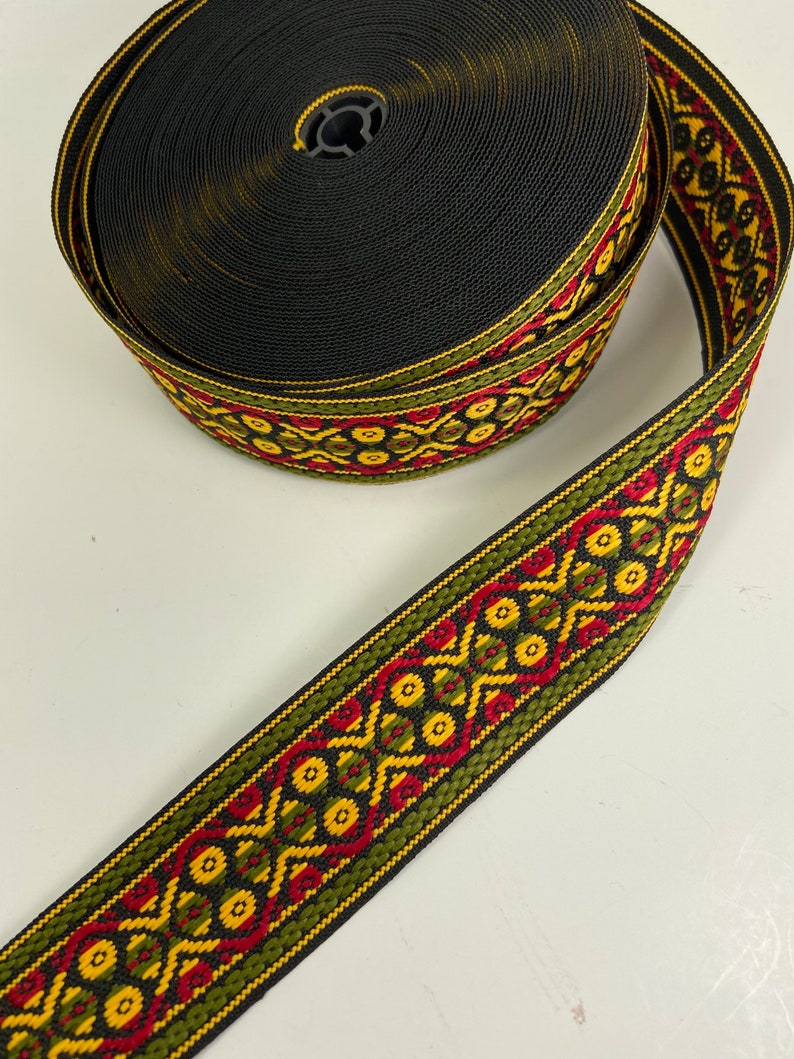 Mayan Folk Art Jacquard Woven Trim 1 1/2 Inches Wide Sold by | Etsy