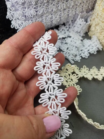 Gimp Loop Braid 1 Inch Wide Sold by the Yard. - Etsy