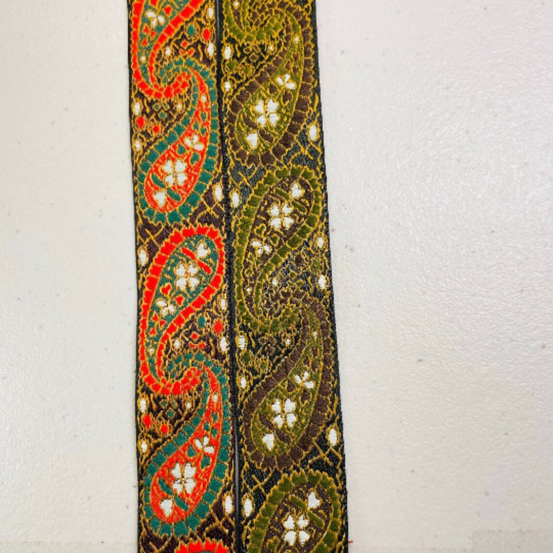 Paisley Large Design, Two Colors to Choose From, 1 Inch Wide, Sold by ...
