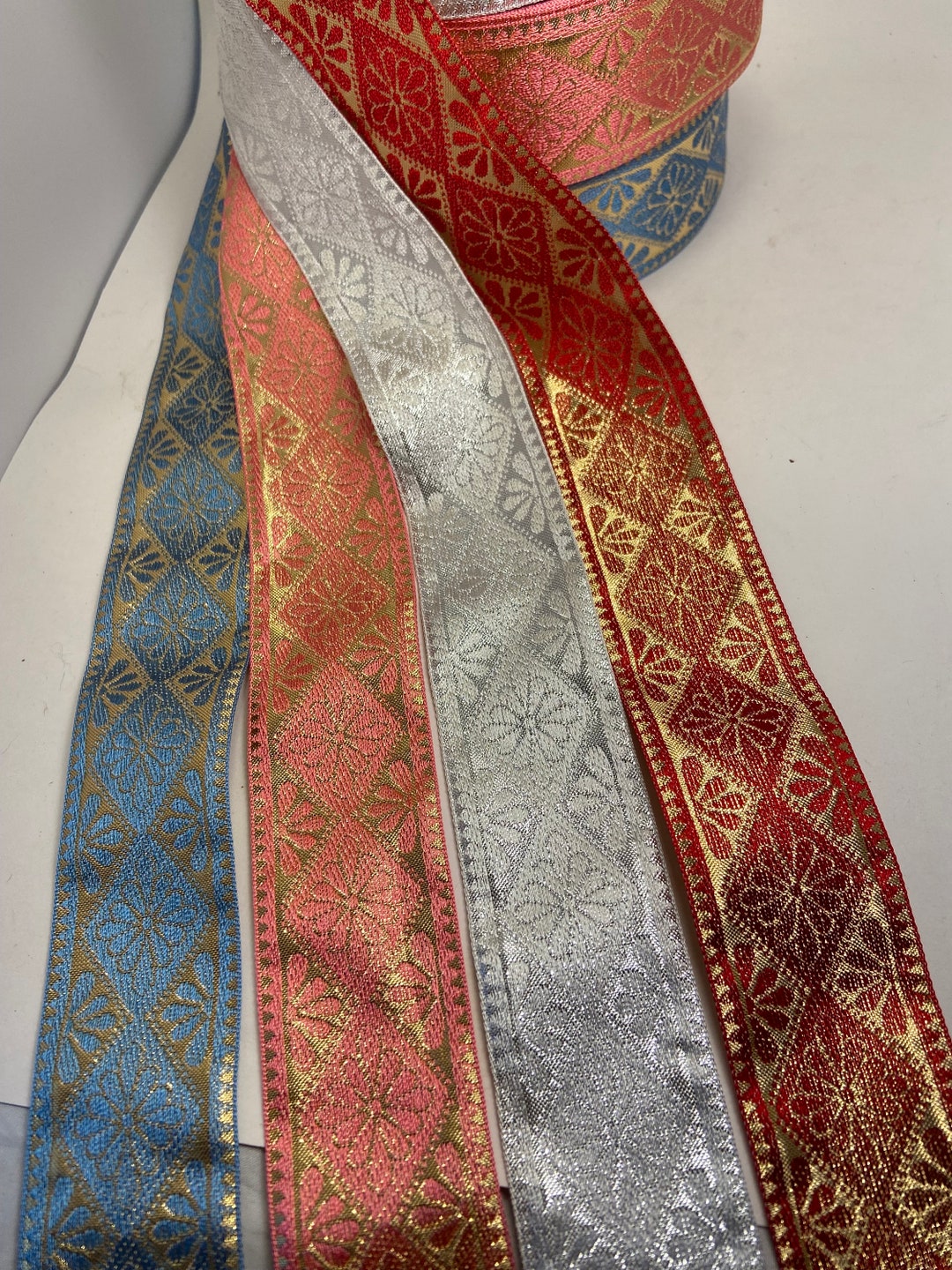 Medieval Jacquard Trim, Woven Fabric Trim, 1 3/4 Inch Wide, Sold by the ...