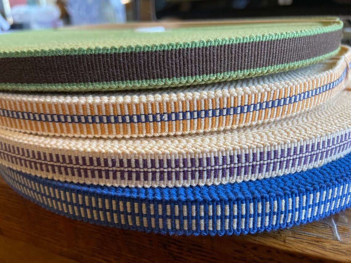 Webbing pattern and narrow 1/2 inch wide sold by the yard. | Etsy