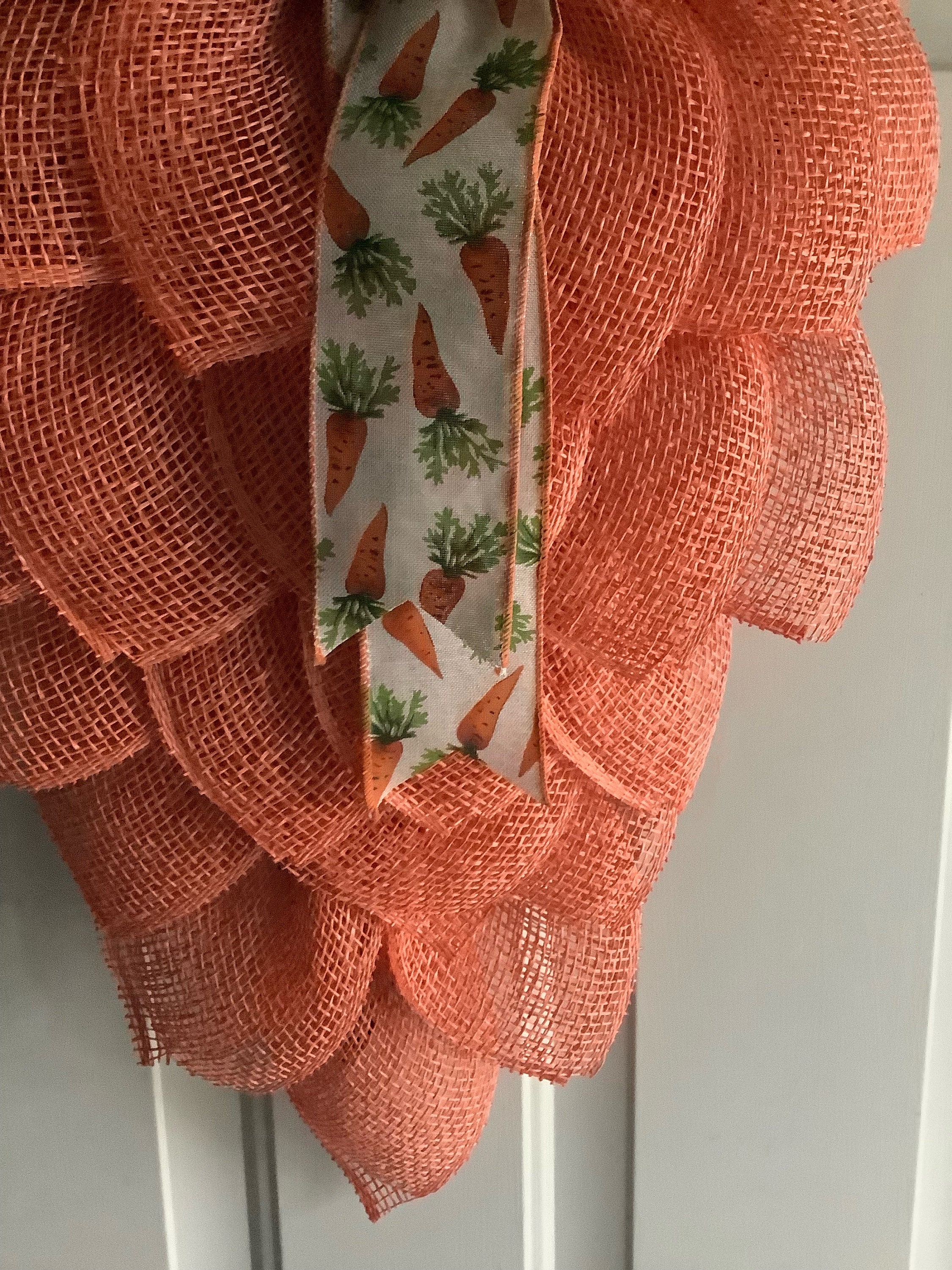 Carrot Swag, Carrot Wreath, Easter Wreath, Spring Wreath, Springtime ...