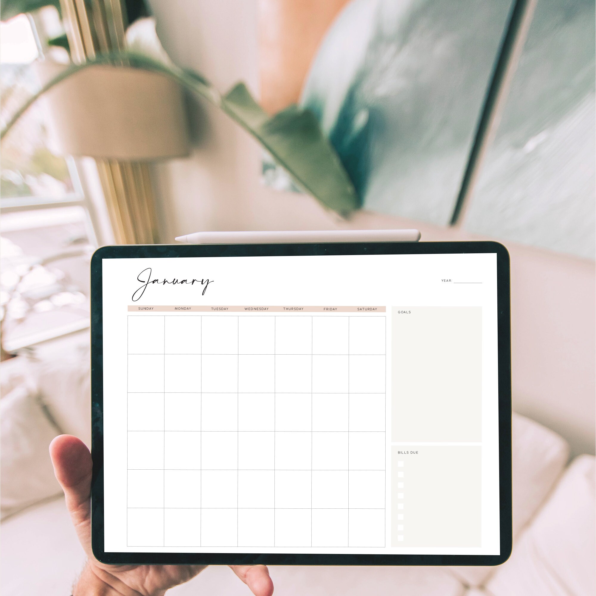 Undated Planner Pages Print and Digital - Etsy