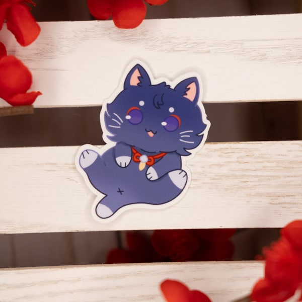 Scaramouche Cat Sticker - Etsy