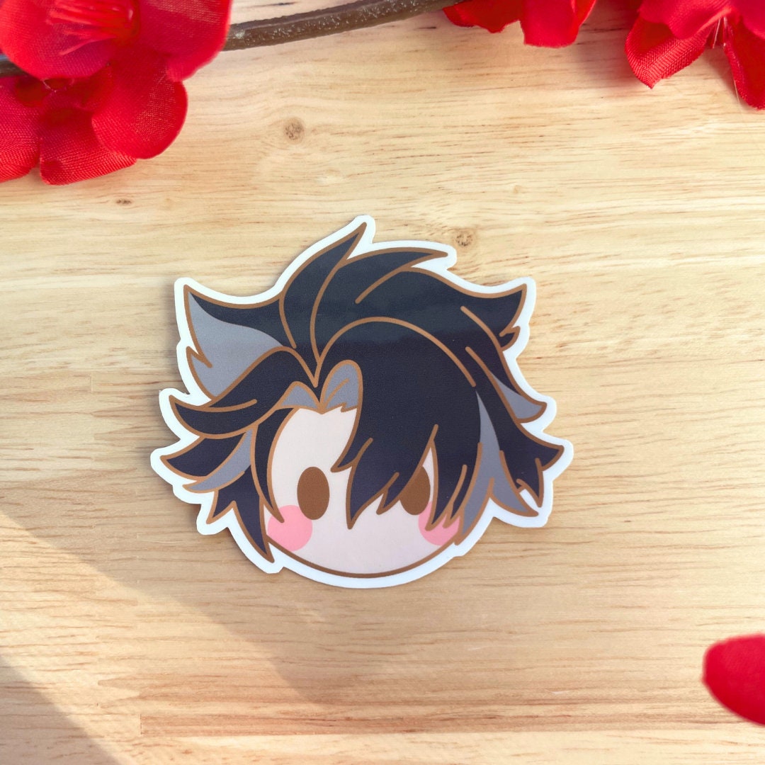 Wriothesley Genshin Impact Kawaii Chibi Die-cut Vinyl - Etsy