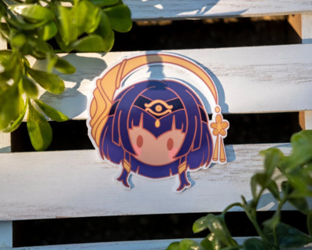 Candace Genshin Impact Kawaii Chibi Die-cut Vinyl Stickers Laptops ...