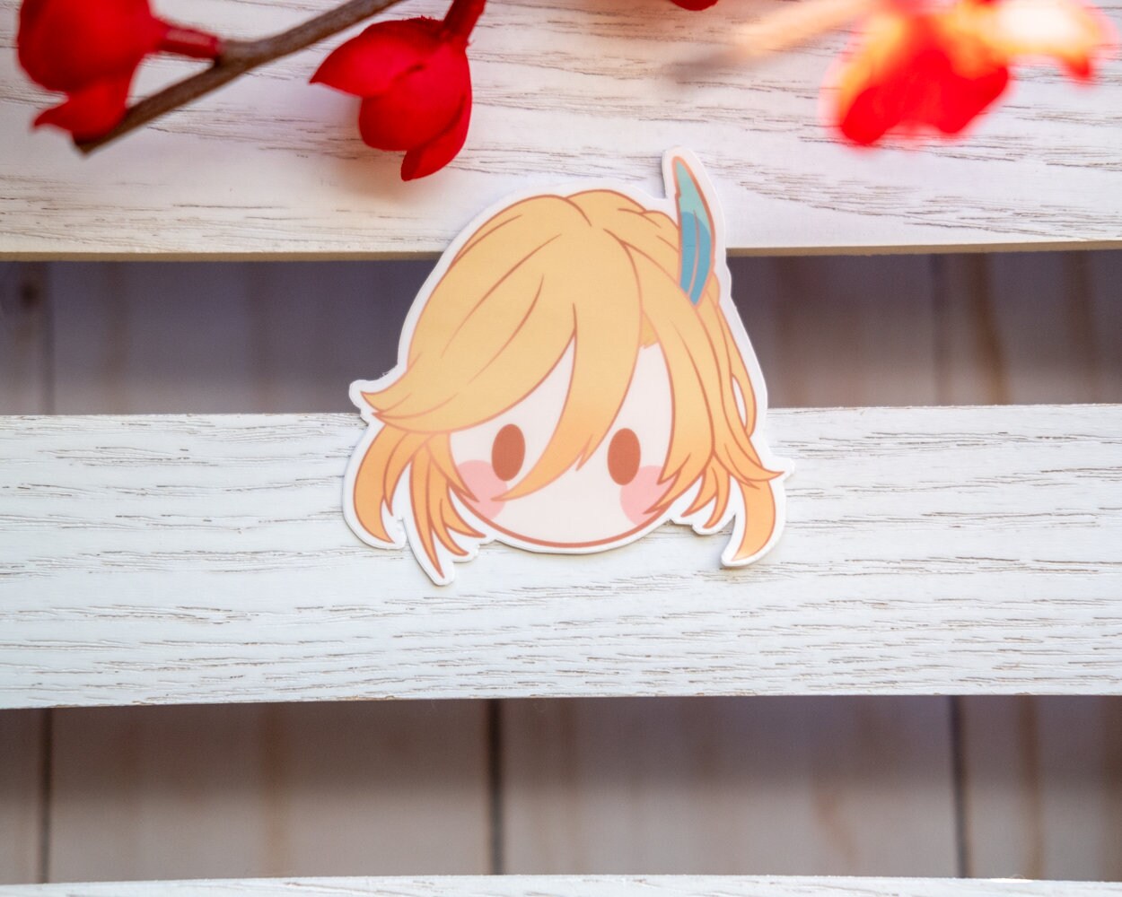 Kevah Genshin Impact Kawaii Chibi Die-cut Vinyl Stickers - Etsy