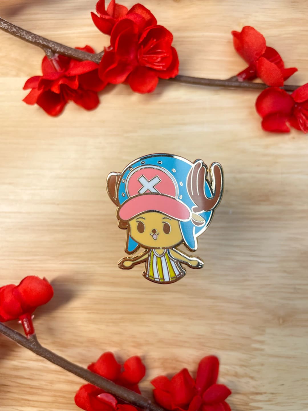Tony Chopper • Pirate Anime | Kawaii Chibi Gold Hard Enamel Pin Kawaii ...