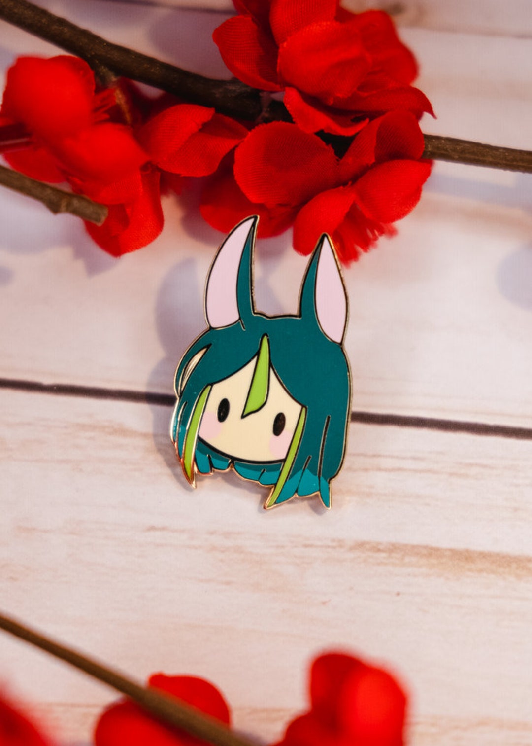 Tighnari B-grade • Genshin Impact | Kawaii Chibi Gold Hard Enamel Pin ...