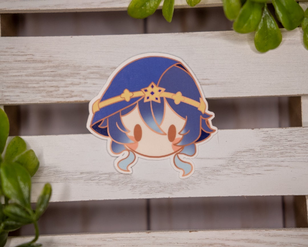 Layla Genshin Impact Kawaii Chibi Die-cut Vinyl Stickers Laptops ...