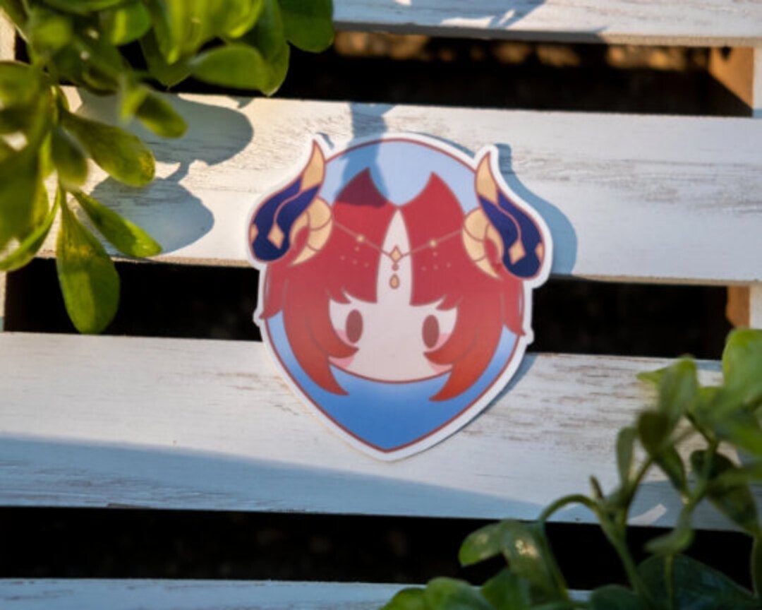 Nilou Genshin Impact Kawaii Chibi Die-cut Vinyl Stickers Laptops ...