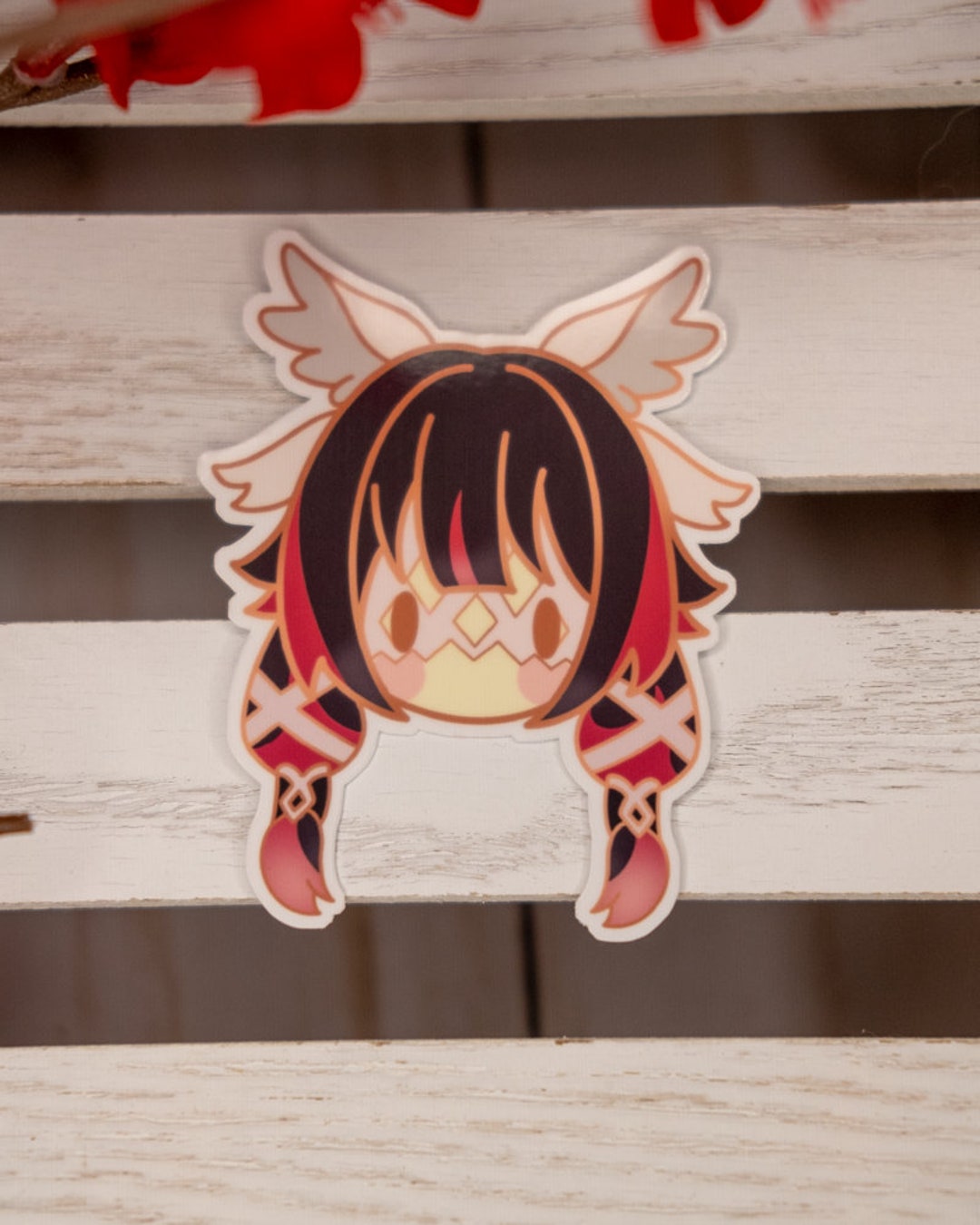 Columbina the Maiden, Harbinger Genshin Impact Kawaii Chibi Die-cut ...