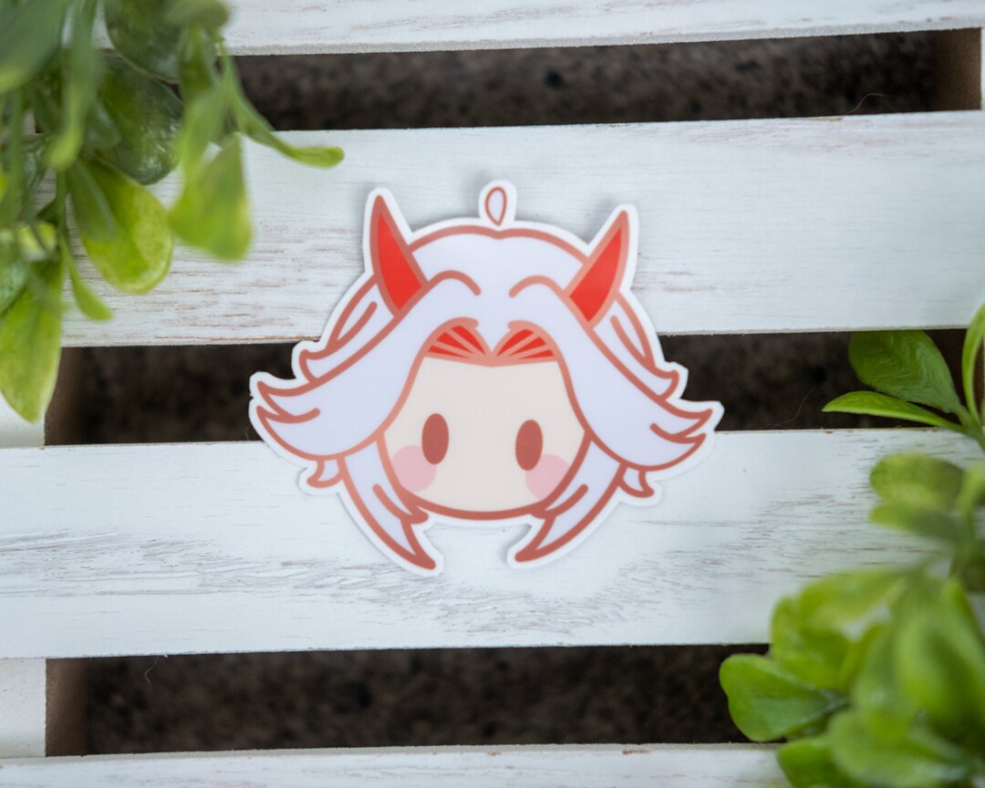Arataki Itto Genshin Impact Kawaii Chibi Die-cut Vinyl Stickers Laptops ...