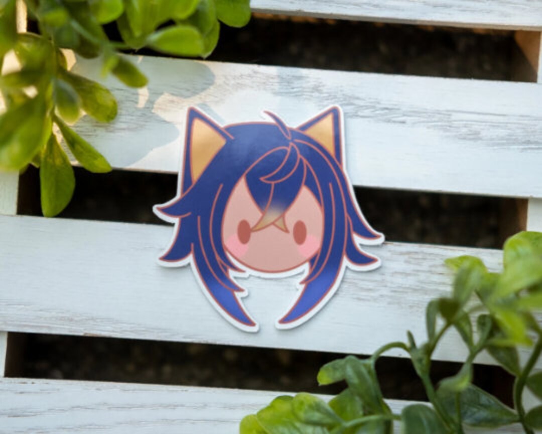 Dehya Genshin Impact Kawaii Chibi Die-cut Vinyl Stickers Laptops ...