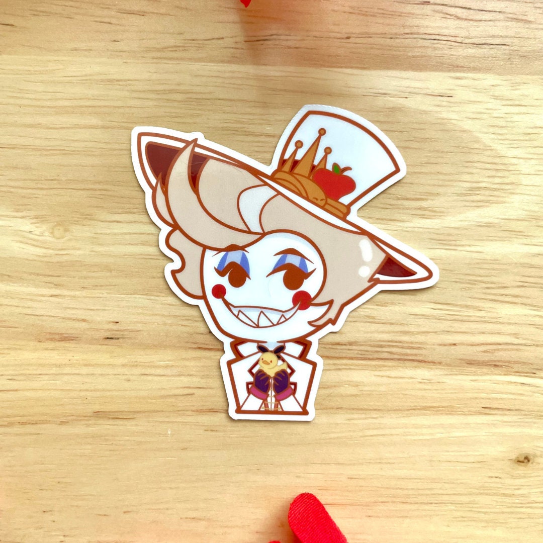 King of Hell the Hotel in Hell Kawaii Chibi Die-cut Vinyl Stickers ...