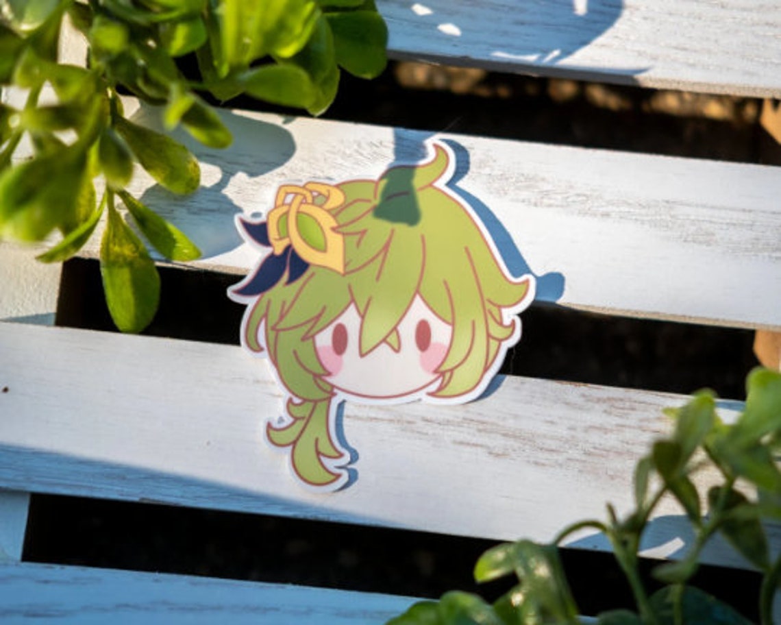 Collei Genshin Impact Kawaii Chibi Die-cut Vinyl Stickers - Etsy