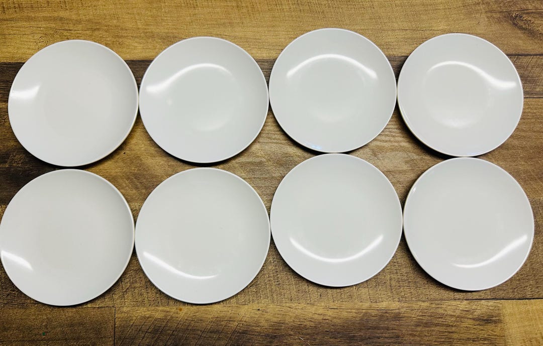 8 Vintage Prolon Dinnerware White Plates. 6 Inches. - Etsy