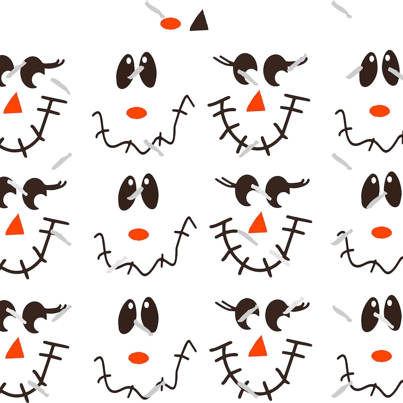 Scarecrow Face Svg - Etsy