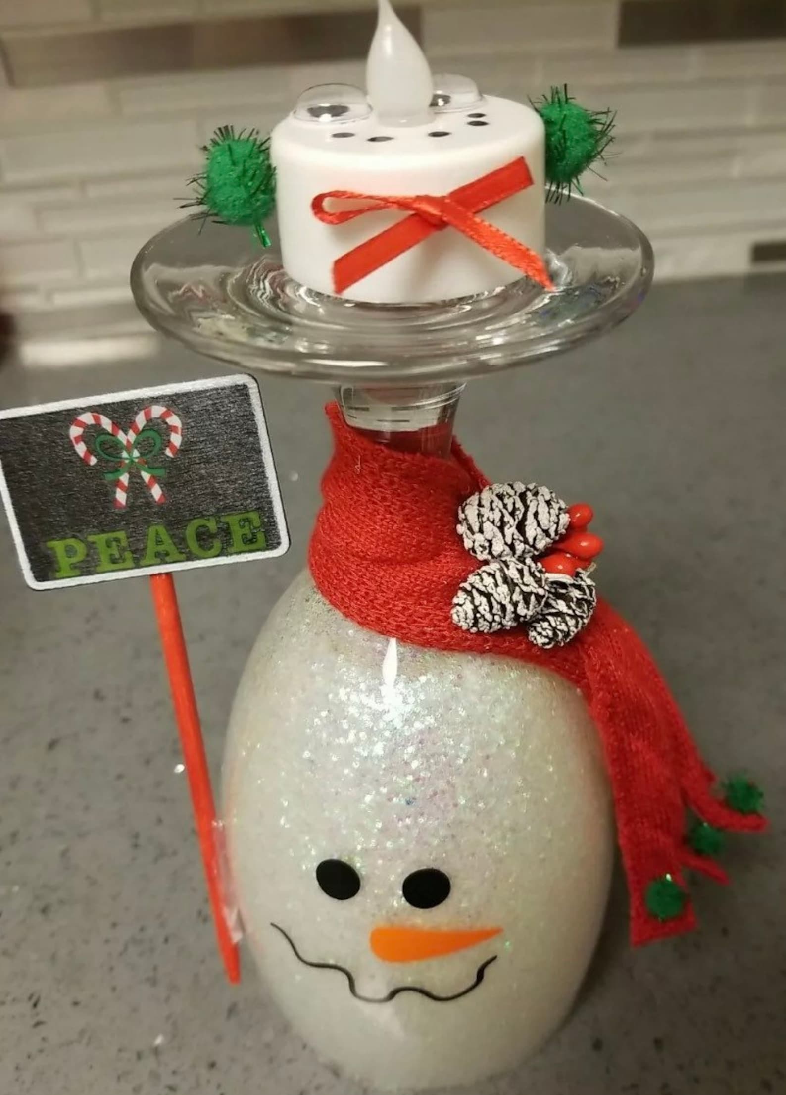 Snowman Faces Vinyl Decals Set of 12 for Christmas Ornaments - Etsy