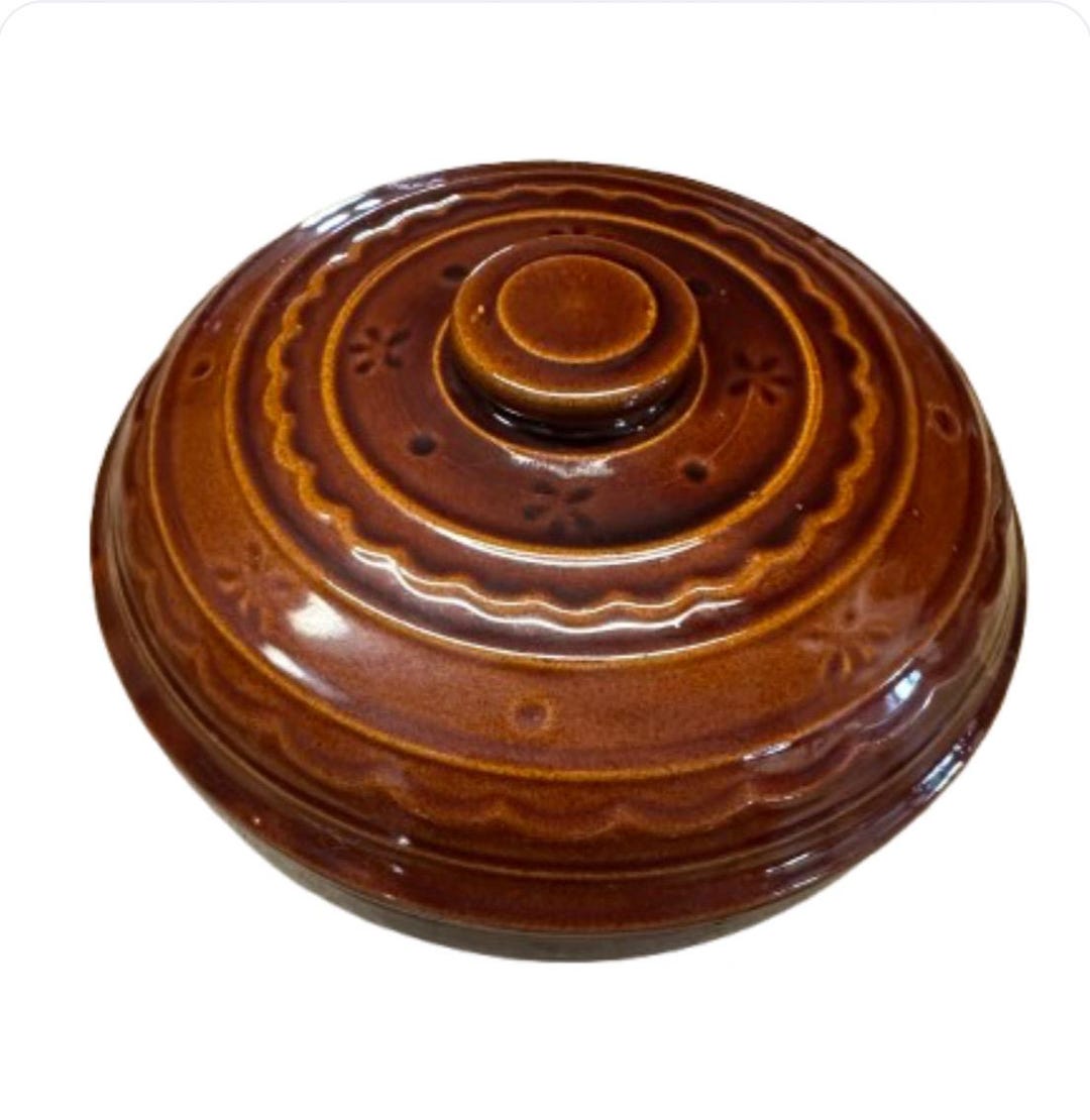 Vintage Marcrest Oven Proof Stoneware Bowl With Lid Daisy Dot Brown - Etsy