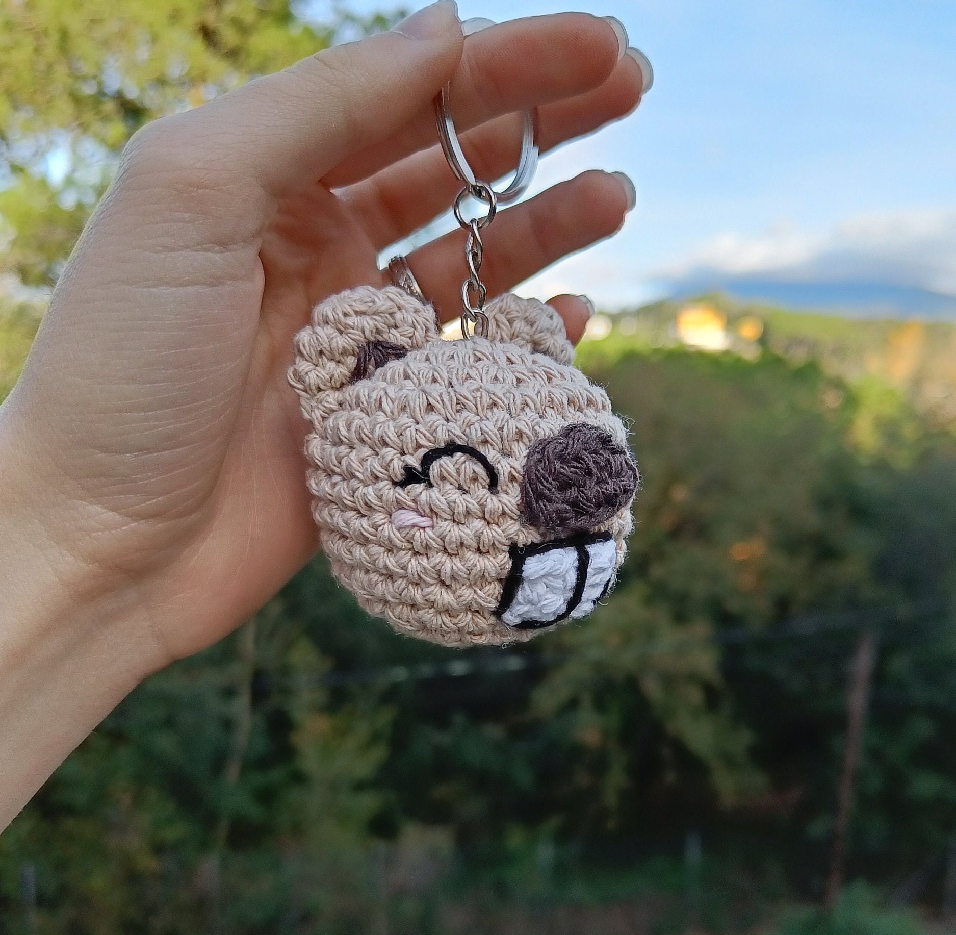 Crochet Beaver Keychain Pattern, Cute Bag Decor, Amigurumi Beaver Charm ...