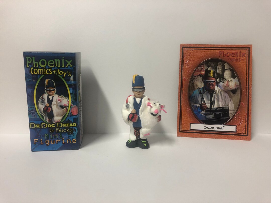 Dr. Doc Dread (with Bucky) Mini Figurine by Phoenixcomicstoys - Etsy