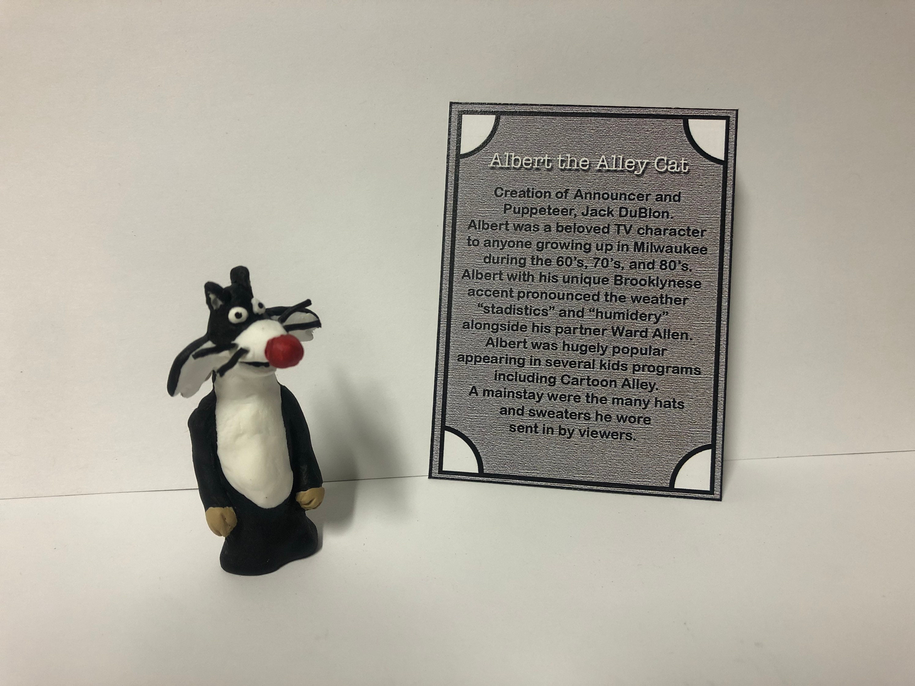 Albert the Alley Cat Mini Figurine Tribute to Jack Dublon by ...