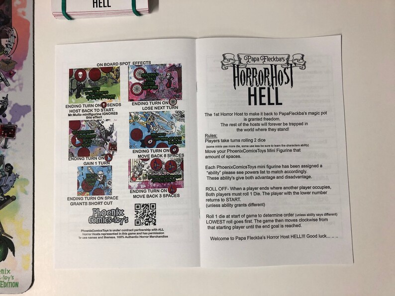 DELUXE Papa Fleckbas Horror Host Hell Table Top Game by Phoenixcomicstoys - Etsy