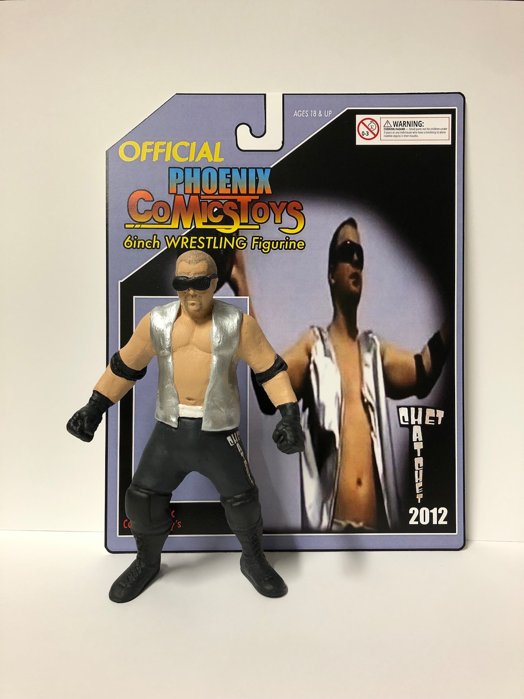 Chet Hatchet 6inch Wrestling Figurine by Phoenixcomicstoys - Etsy