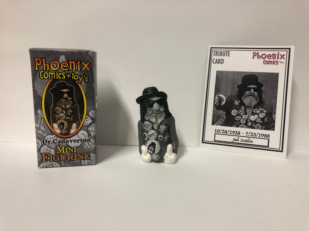 Doctor Cadaverino Tribute Mini Figurine by Phoenixcomicstoys - Etsy