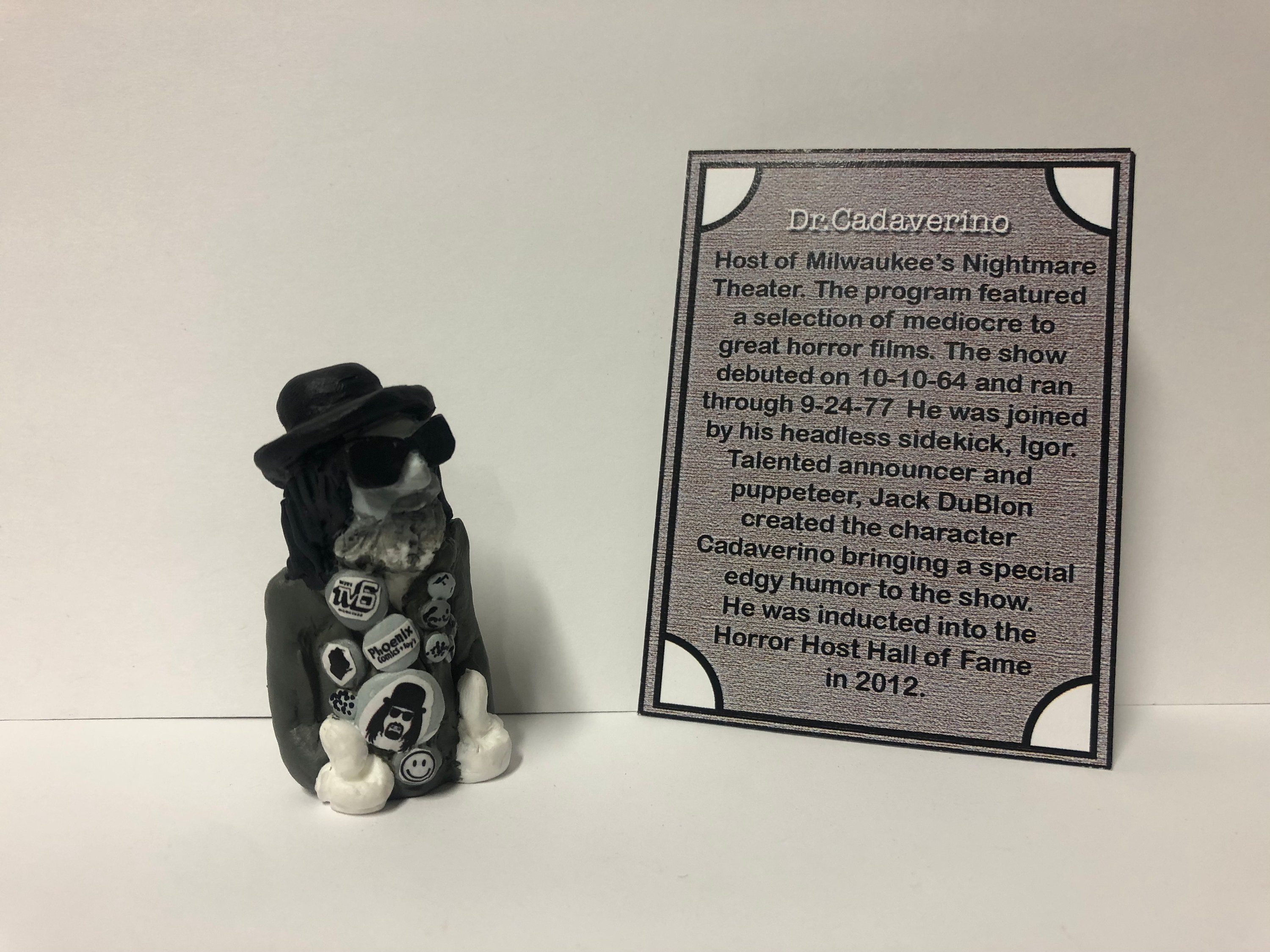 Doctor Cadaverino Tribute Mini Figurine by Phoenixcomicstoys - Etsy