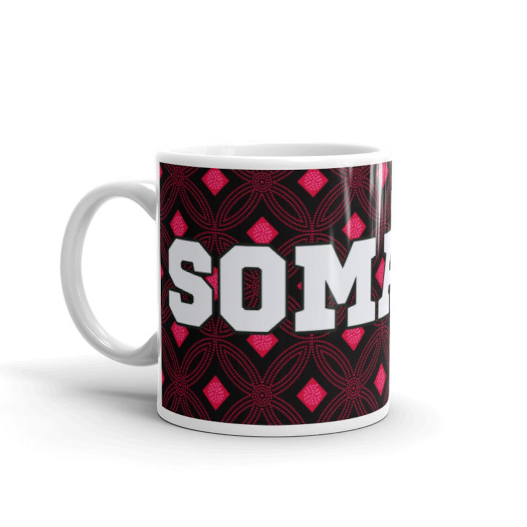 Somalia Mug Red Shaash Mug Somali Gift Africa Africa - Etsy