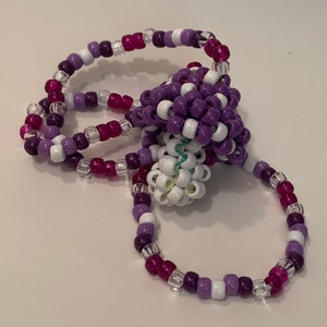 Kandi Mushroom Necklace Custom Handmade Fidget Charm Stim Toy Cute Rave ...