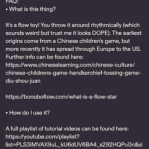 Crochet Flowstar Pattern: 8 Point Star Flow Toy (PDF Pattern) - Etsy