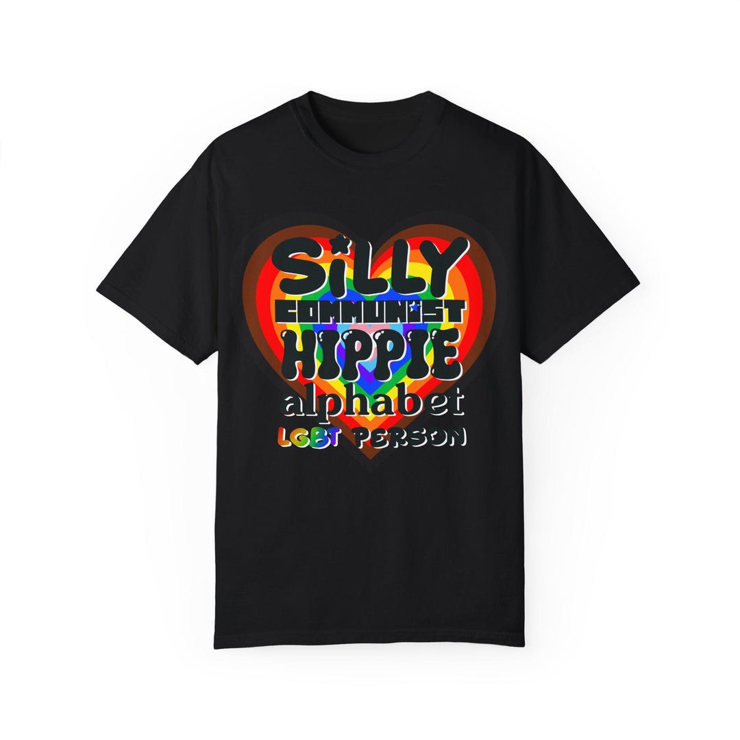 Silly Communist Hippie Alphabet LGBT Person Tee - Etsy