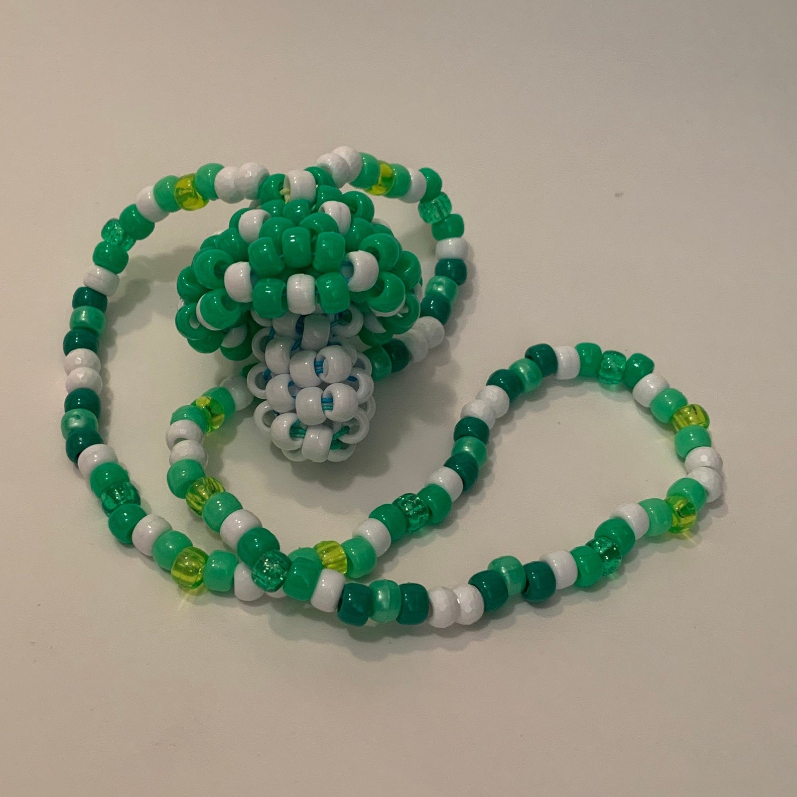 Kandi Mushroom Necklace Custom Handmade Fidget Charm Stim - Etsy