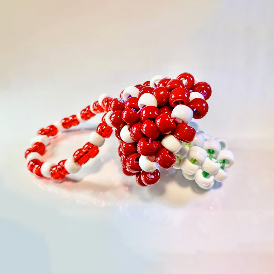 Mushroom Kandi Single Bracelet Stim Toy Cute Rave Festival Wear - Etsy