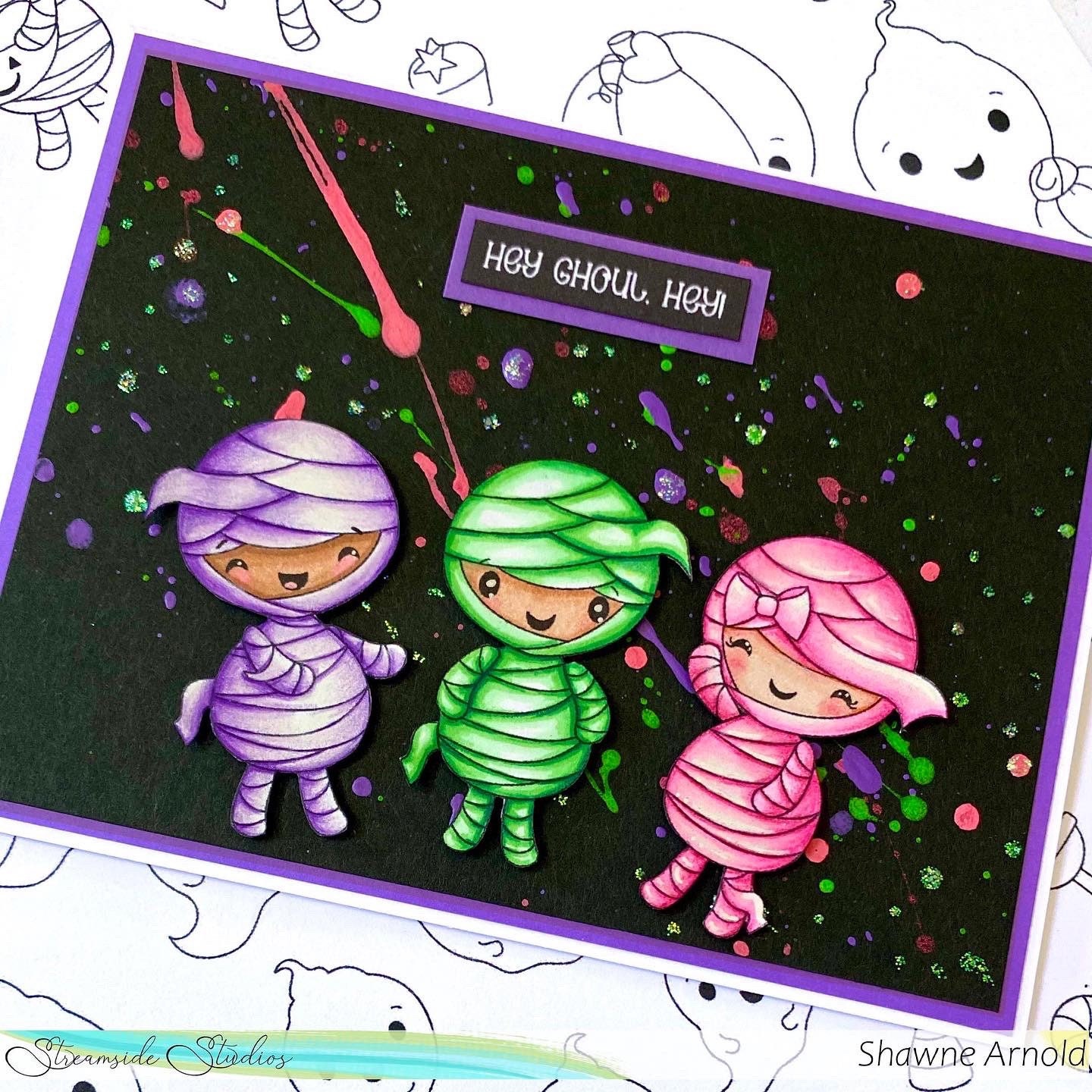 Little Halloween 1 Digital Stamp Set Ghost Pumpkins and - Etsy