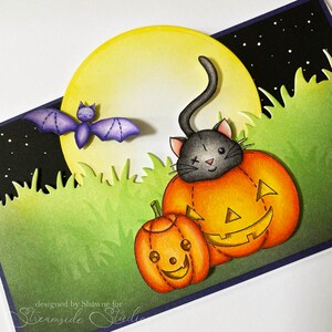 Patchpal Halloween, Ghost, Frankenstein, Pumpkin, Bats and Cats Digital ...