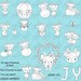 Snow Much Fun Digital Stamp Set Png Set of 300 Dpi Images - Etsy