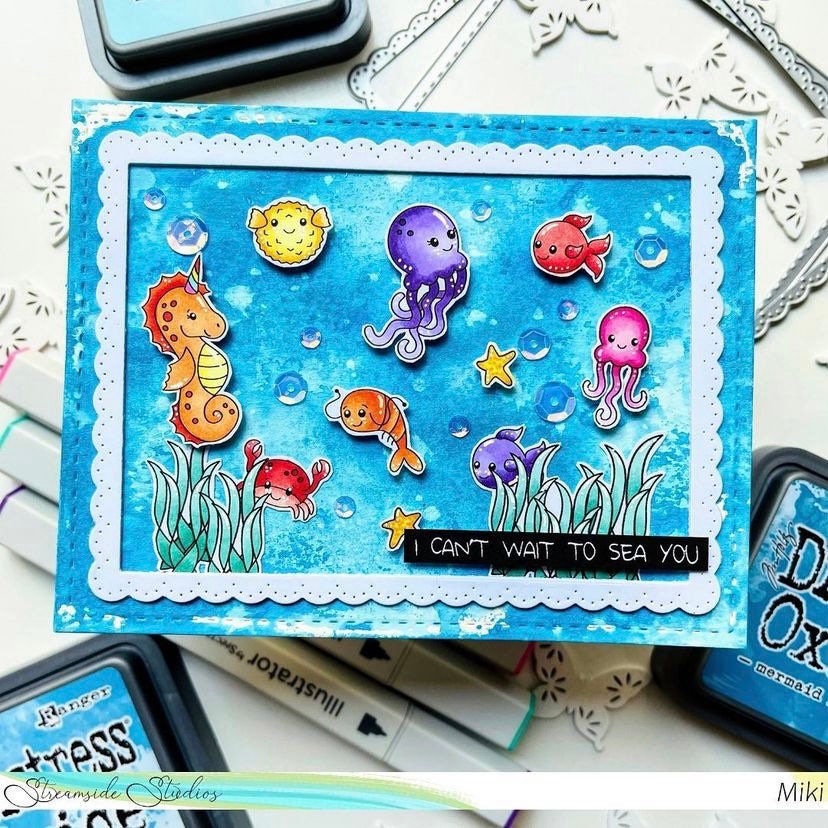 Sea Critters Digital Stamp Set Sea Life Digi Stamps Png 300 - Etsy