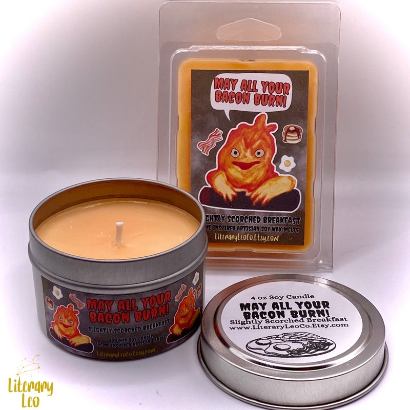 Calcifer Candle - Etsy