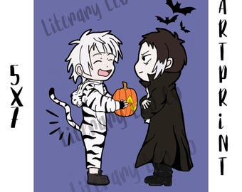 Atsushi & Akutagawa Shin Soukoku BSD Art Print 8 X 6 - Etsy