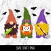 Halloween Horror Gnome SVG Bundle Trio, Killer Gnomes, Spooky, Scary ...