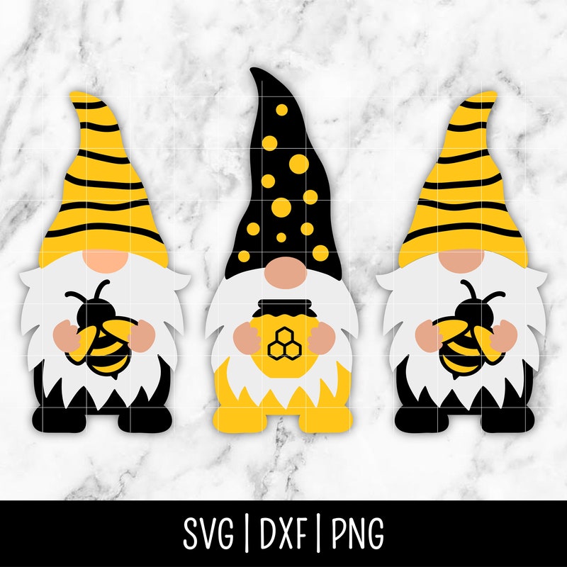 Gnome Bee Svg - Etsy