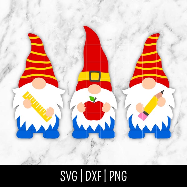 Gnome Svg Files - Etsy