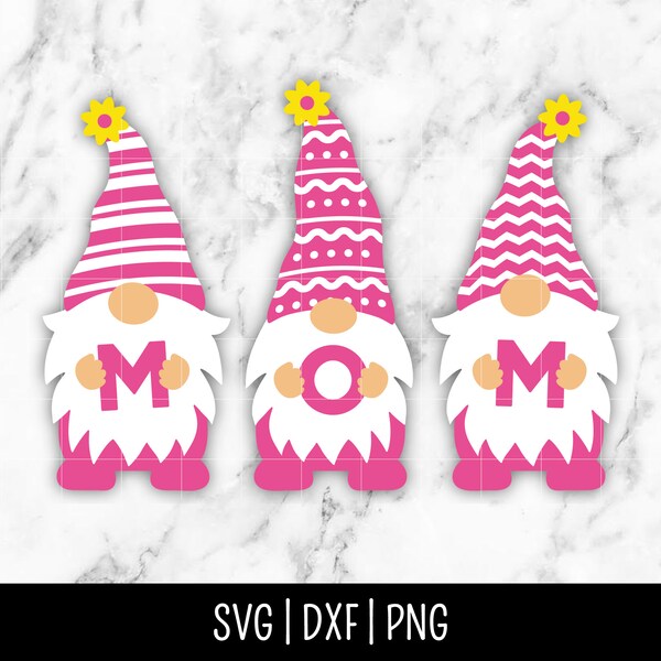 Mom Gnome Svg - Etsy